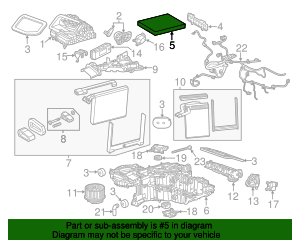 2014-2020 GM Filter 85039741 | Courtesy Parts