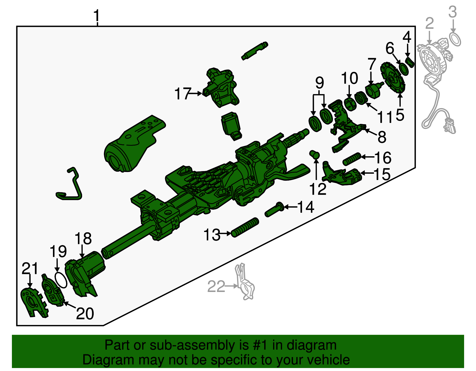 84511957 - 2014-2019 GM - Steering Column | Partners Chevy