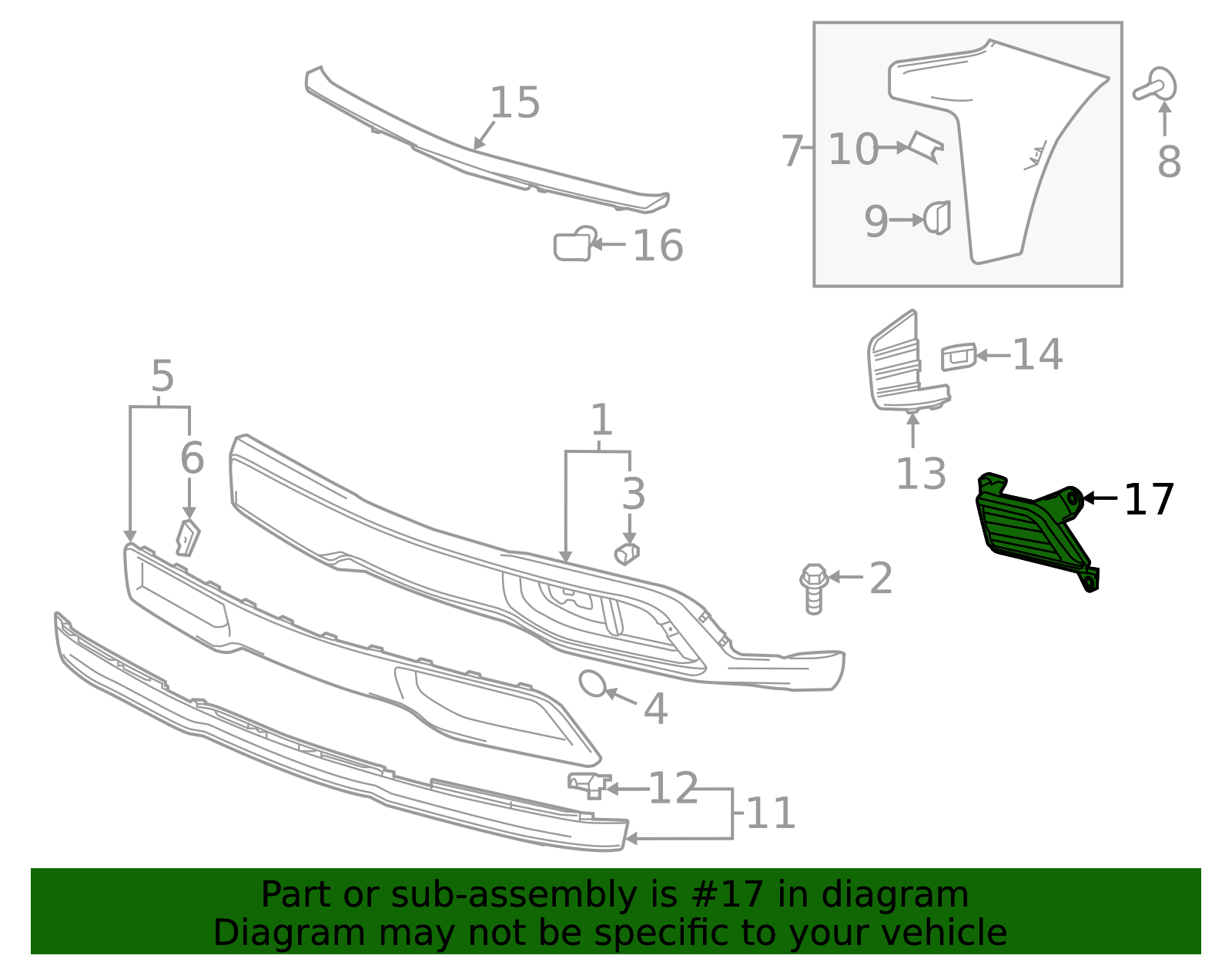 2019-2022 Chevrolet Trim Cover 84219060 | NewGMParts.com