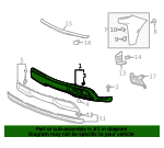 2019-2022 Chevrolet Front Bumper Lower Fascia 84219067 GM ...