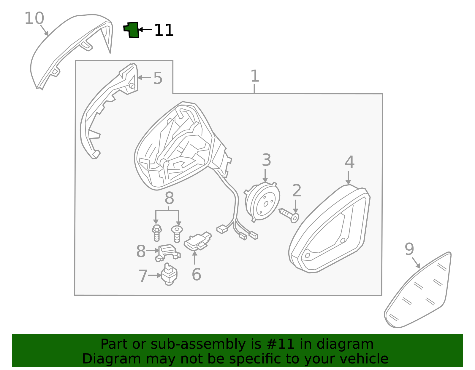 3G0-949-145 - Warning Lamp 2019-2023 Volkswagen Arteon | Wolfsburg ...