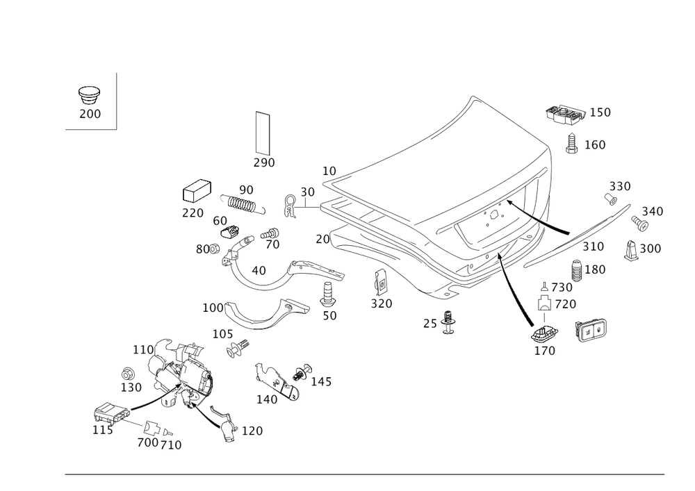 Electric Motor - Part #219-820-03-42-26 | Mercedes Parts Center