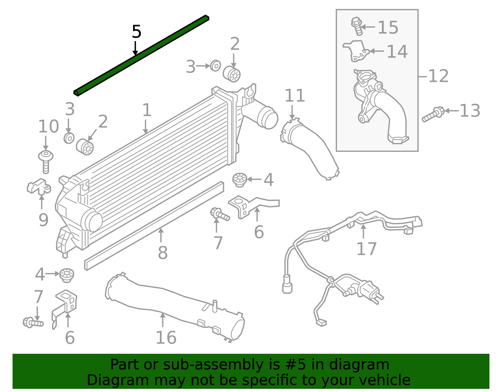 JB3Z-8A082-A - 2019-2023 Ford Ranger - Upper Seal | Dealer Auto Parts