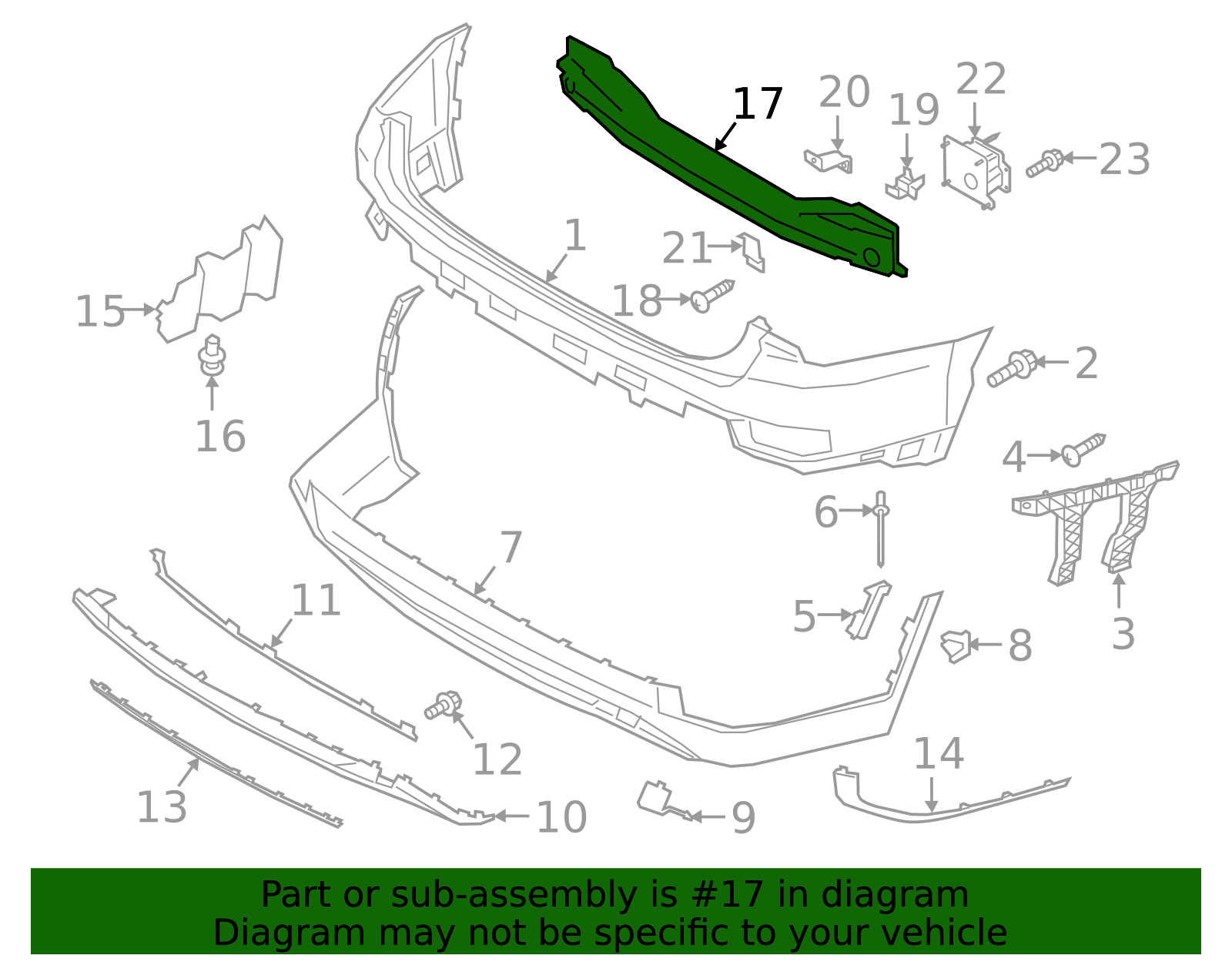 2020-2022 Hyundai Palisade Impact Bar 86631-S8010 | OEM Parts Online