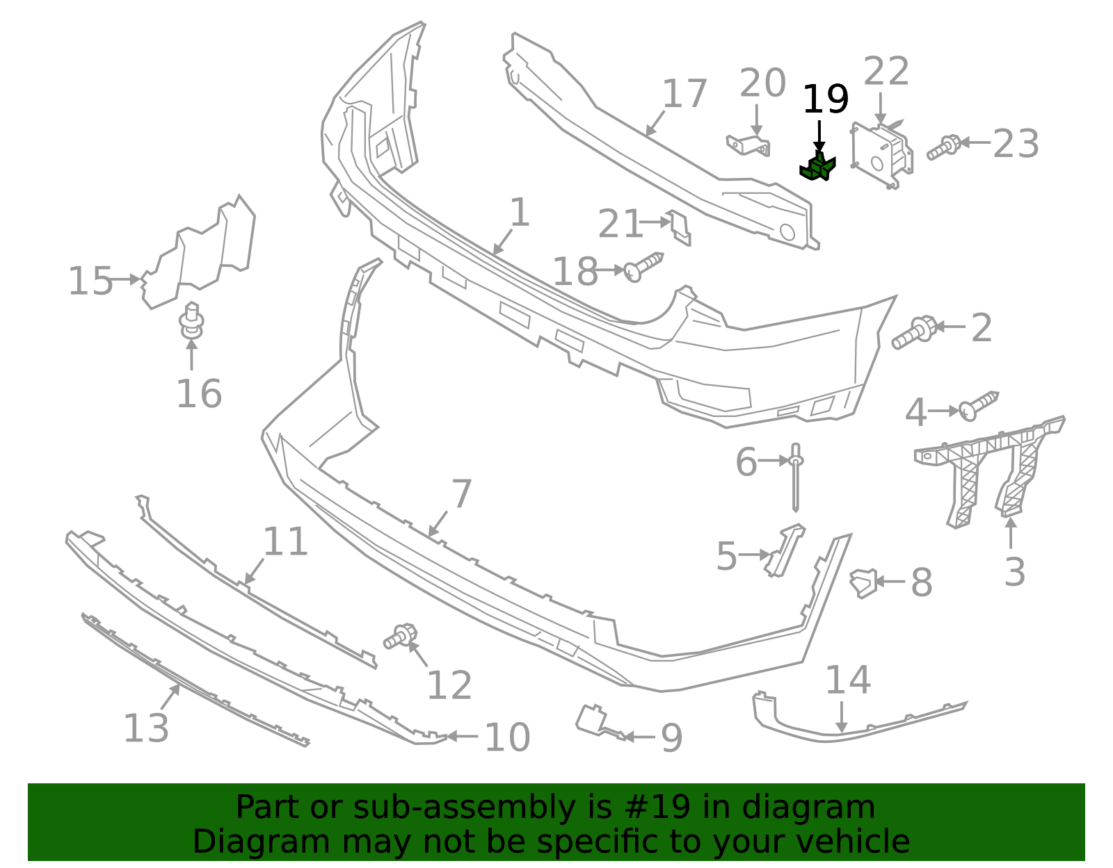 2020-2022 Hyundai Palisade Impact Bar Upper Bracket 86633-S8010 | OEM ...