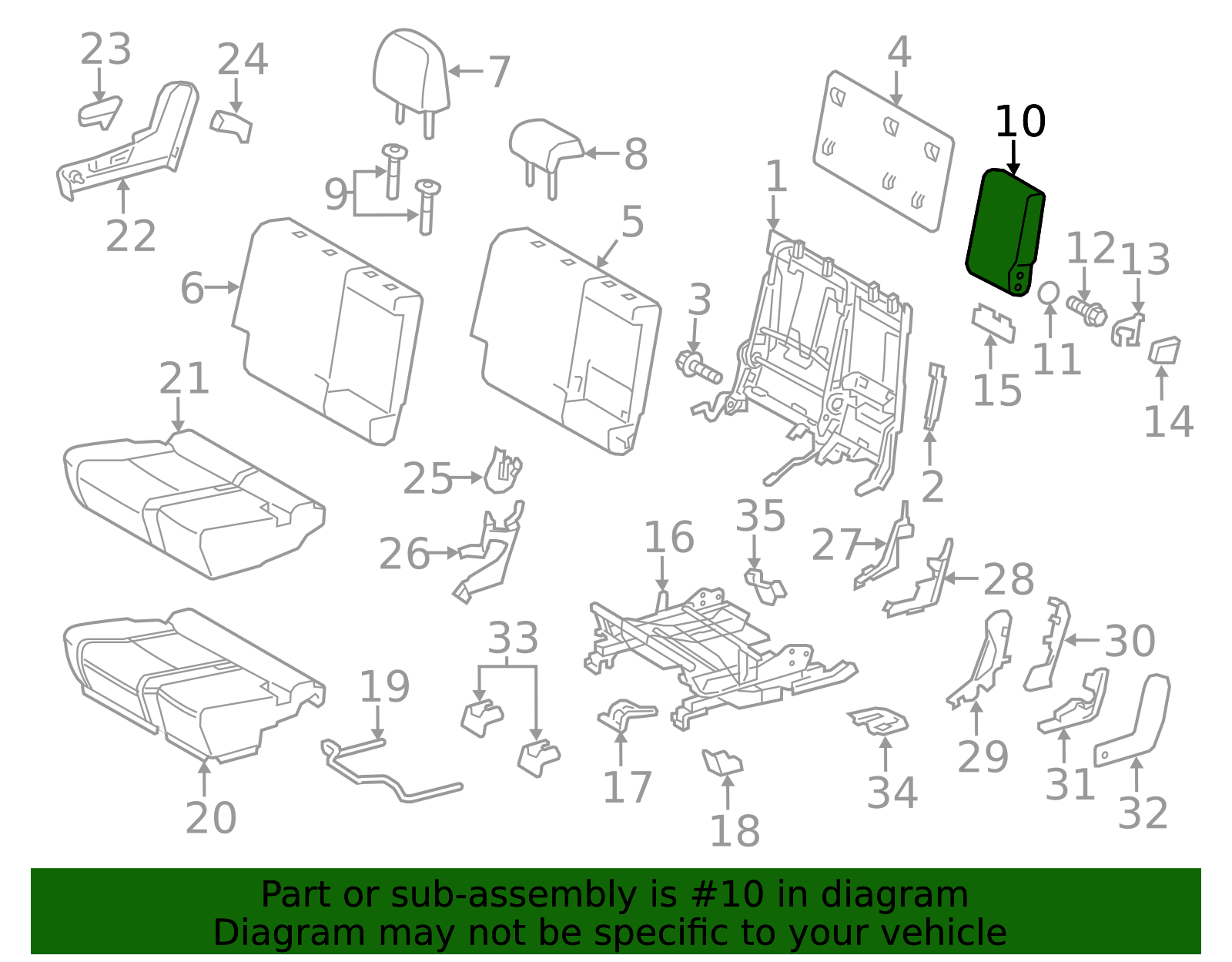 72830-47110-C0 - High-Quality Armrest for 2015-2017 Toyota Prius V ...