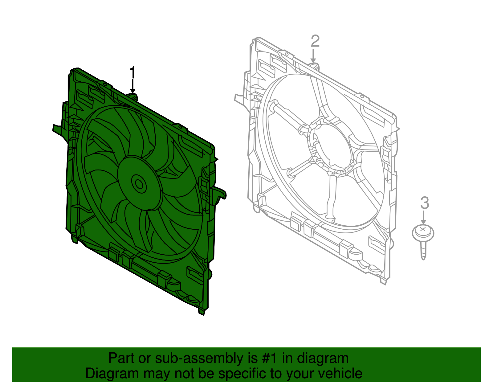 2014-2019 BMW Fan Assembly 17-42-7-634-471 | BMWPartsDirect.com