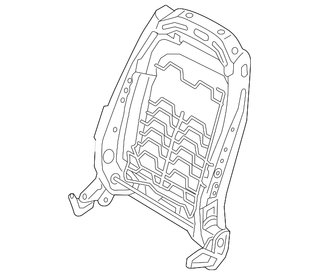 88410-M7010 - Kia Seat Back Frame 2019-2024 Kia Forte | Performance ...