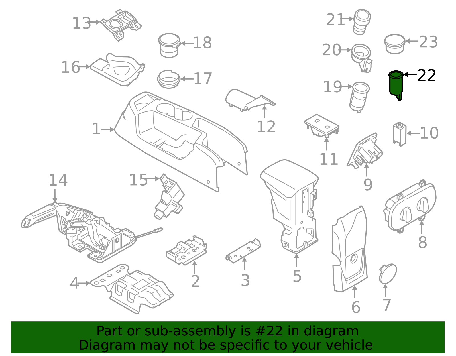 2014-2019 Ford | Auxiliary Outlet | BK2Z-19N236-A | Walls' Ford Parts