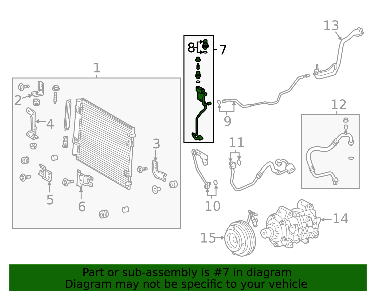 2024-2025 Toyota A/C Manifold And Tube Assembly 88710-60M40 | Toyota ...