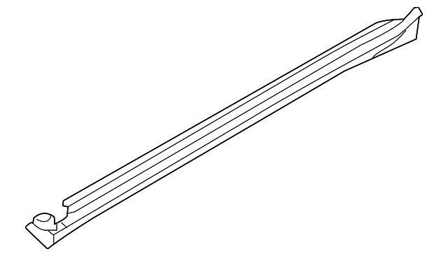 2016-2023 Nissan Maxima Rocker Molding 76851-4RA0B | Parts for Nissans