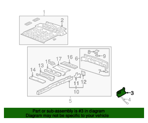 1997-2008 GM Filler Panel 15143842 | Shop Matick Buick GMC