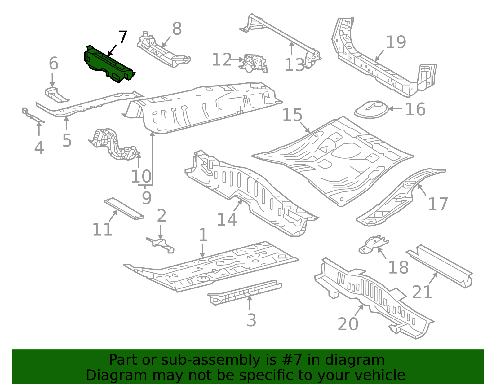 2022-2025 Toyota Corolla Cross Front Cross-Member 57051-0A030 | MotorMotor