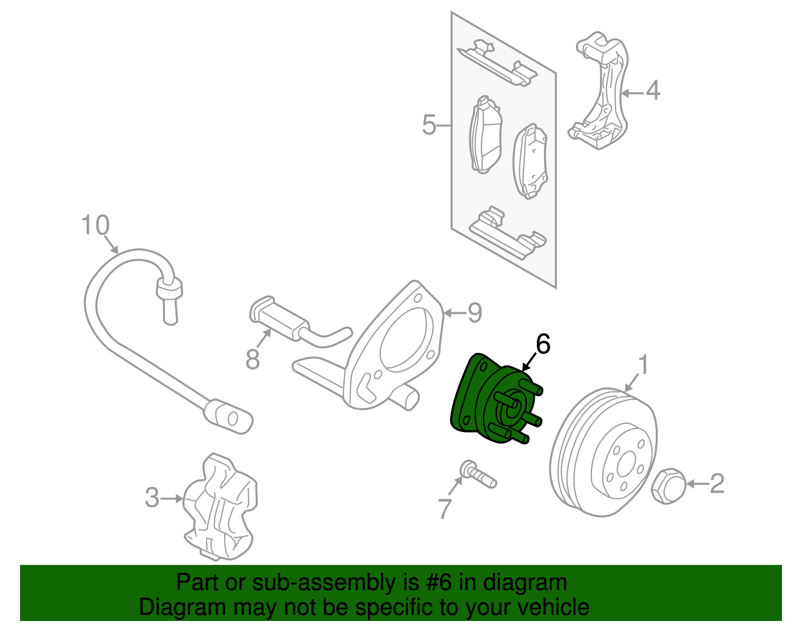 1997-2007 GM W (S)Hub 19433930 | GM OEM Parts Online