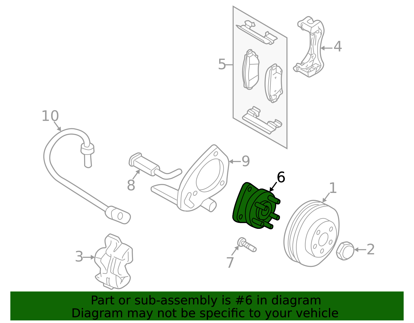 19433930 - W (S)Hub - 1997-2007 GM | OEM Parts For You