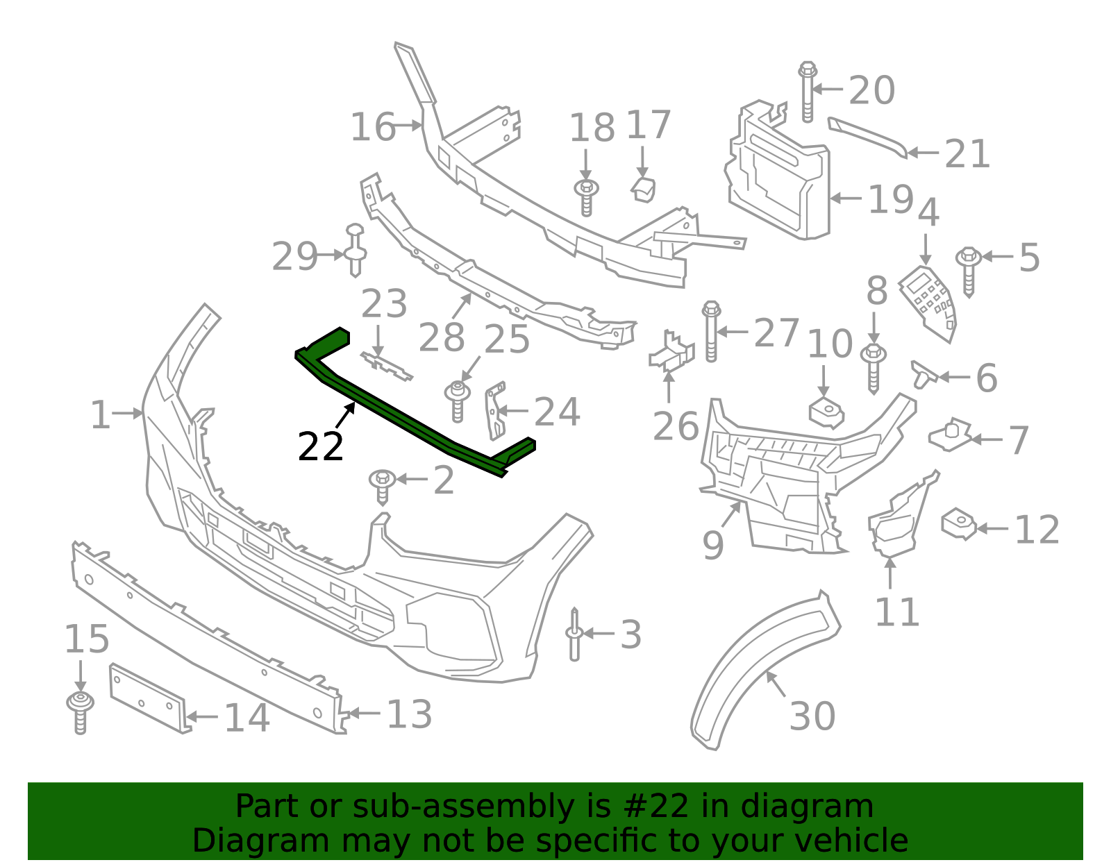 51117421600 - 2019-2025 BMW Lower Reinforced (51-11-7-421-600) | BMW of ...