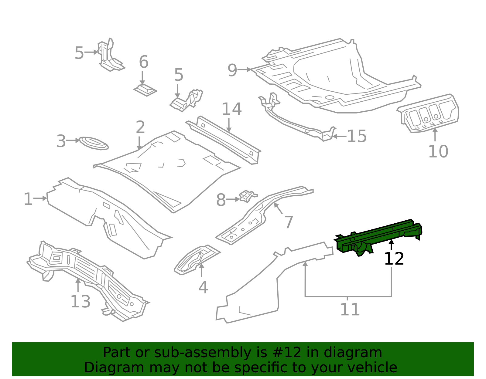 57604-06050 - Rail End 2018-2025 Toyota | Toyota San Diego Parts