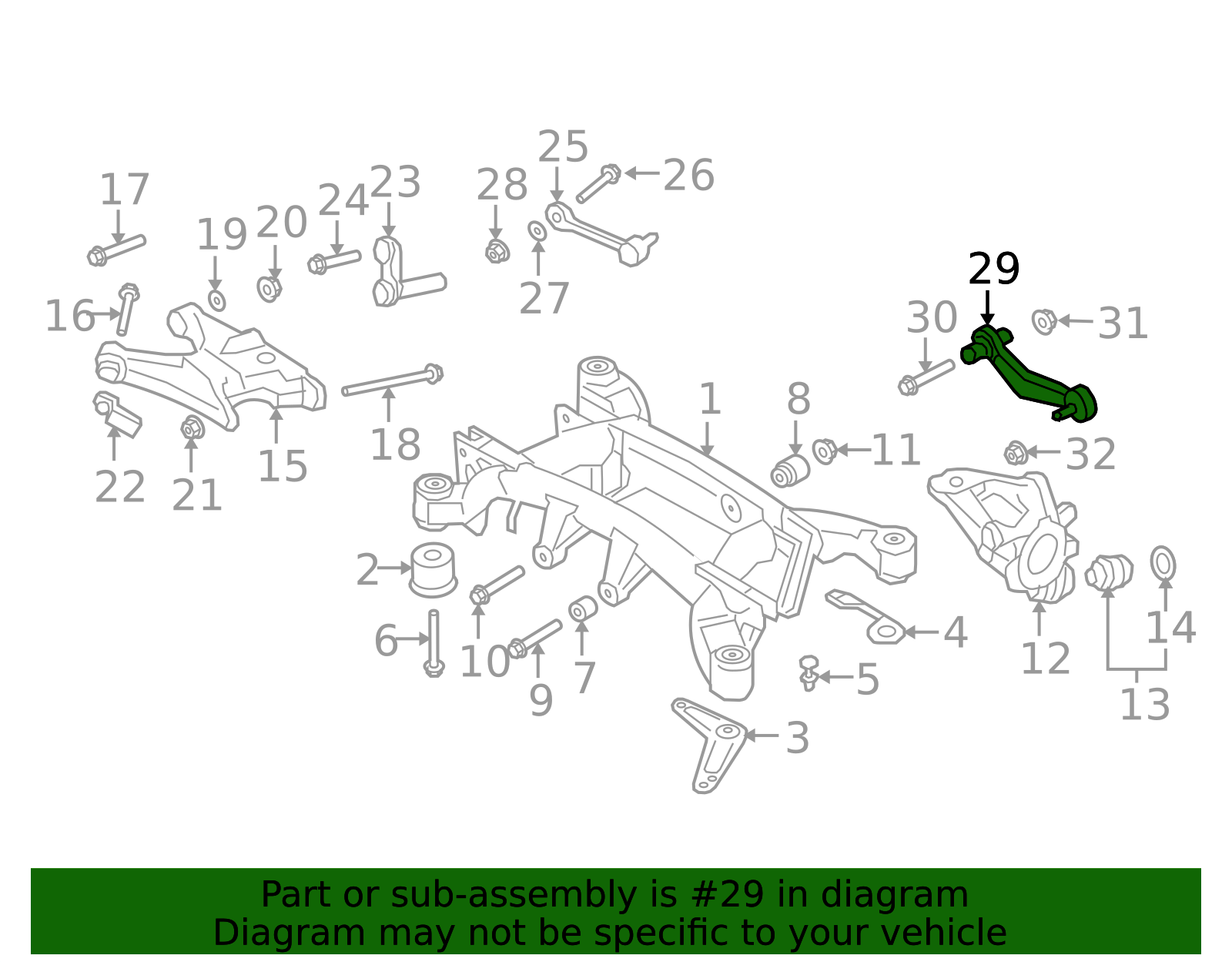 2007-2019 BMW Rear Upper Control Arm 33326796001 | OEM Parts Online