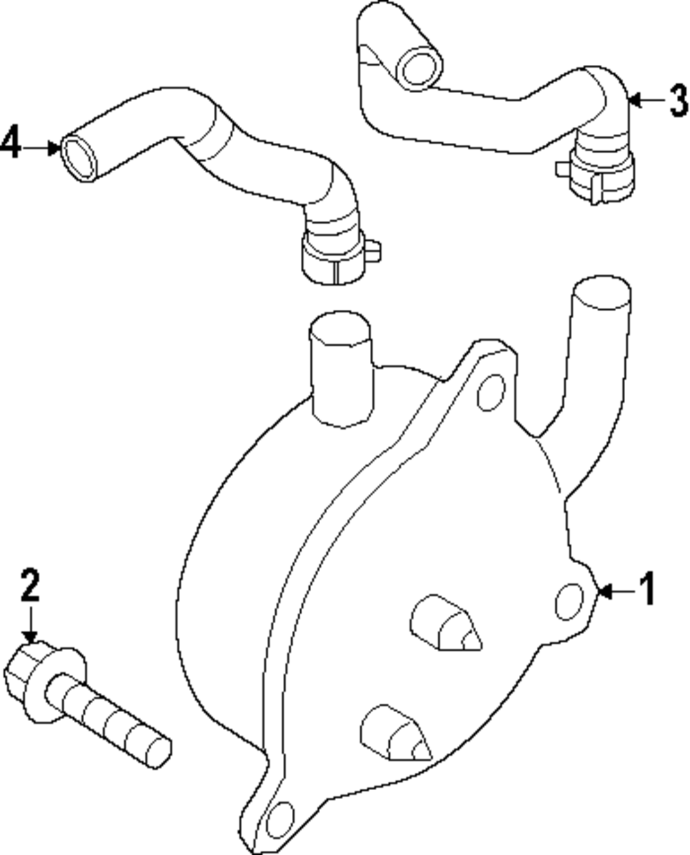 25450-47200 - Inlet Hose 2024-2025 Genesis G70 | Hyundai Wholesale Direct