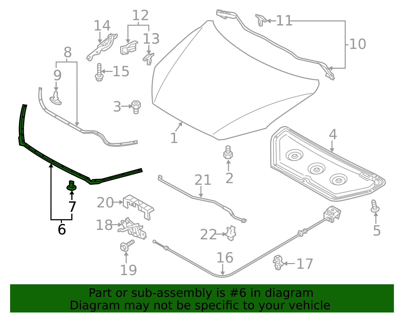 kd5356770 - Mazda Front Weather-Strip Performance Auto Parts
