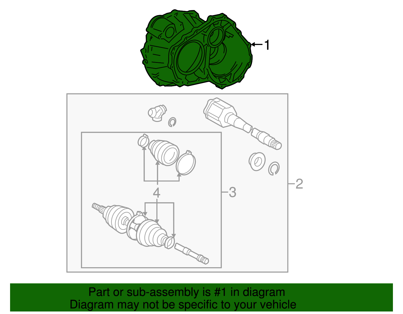 2017-2020 Toyota Sienna Axle Carrier 35105-48121 | Toyota Parts Center