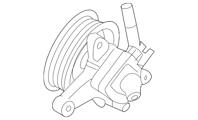 2007-2012 Hyundai Veracruz Power Steering Pump 57100-3J010 | OEM Parts ...