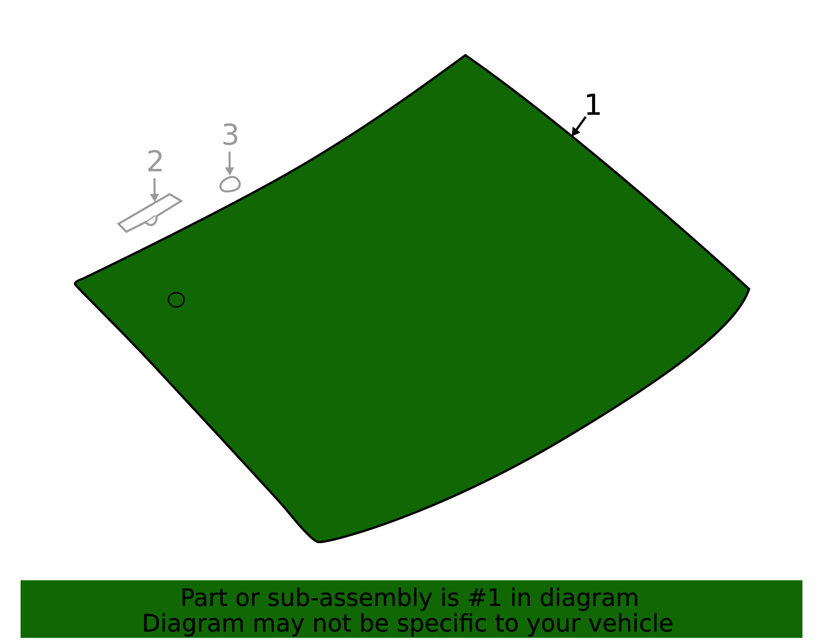 2023-2025 Nissan Altima Back Glass 79700-9HF0A | Nissan Parts Central