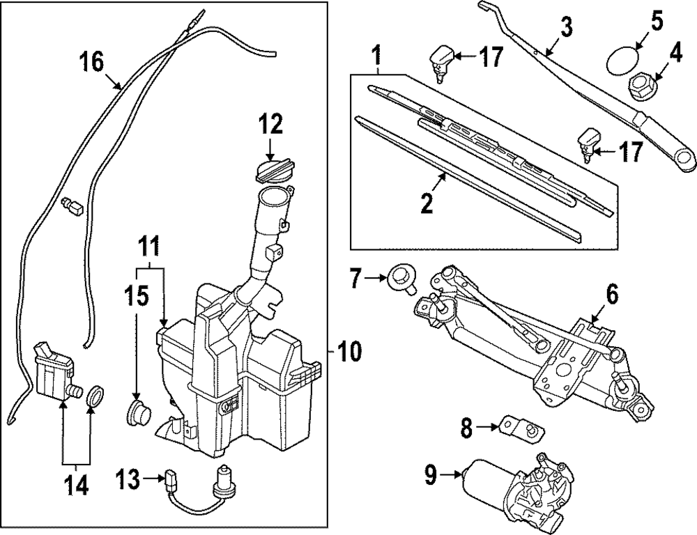 98611-DW100 - Reservoir 2023-2025 Kia Sportage | Kia.Parts Store