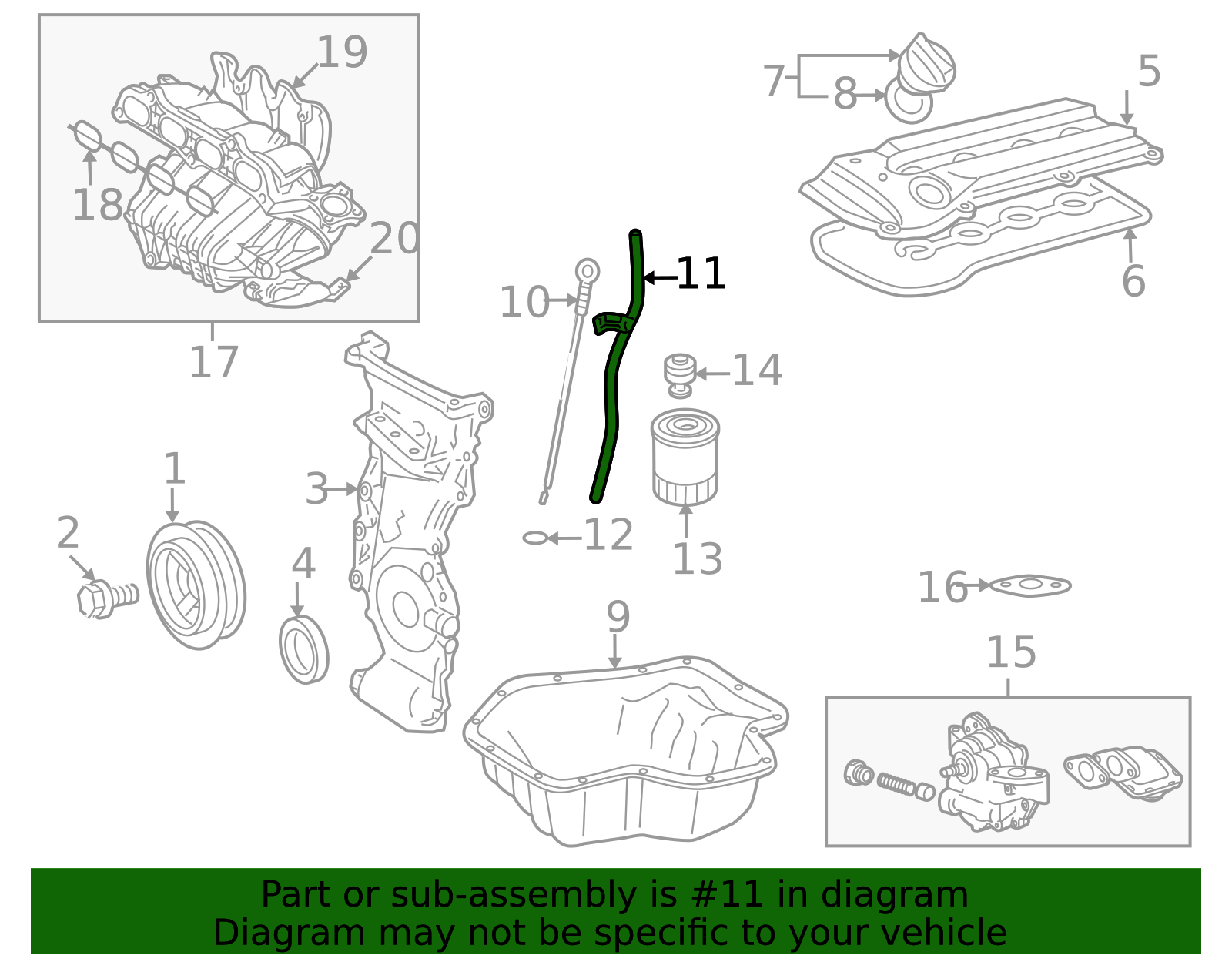 2010-2013 Toyota Tube 11452-28040 | OEM Parts Online