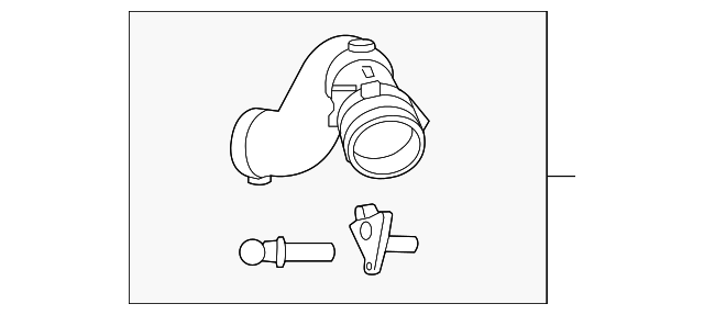 DB5Z-6F073-B - Inter-Cooler Pipe 2013-2019 Ford | Direct Factory Parts