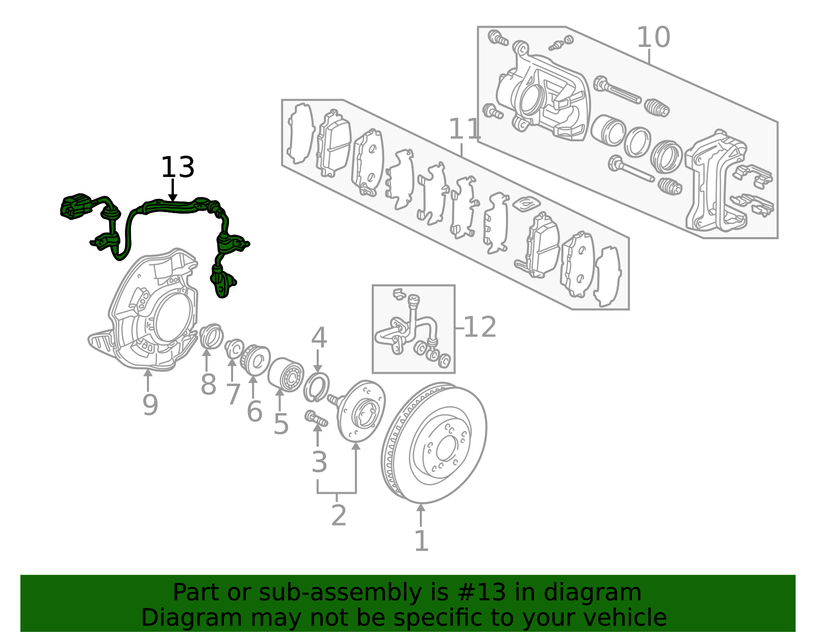 2000-2009 Honda S2000 ABS Wheel Speed Sensor 57450-S2A-003 | OEM Parts ...