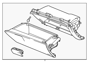 2016-2025 Chevrolet Malibu Compartment 42843001 | Courtesy Parts