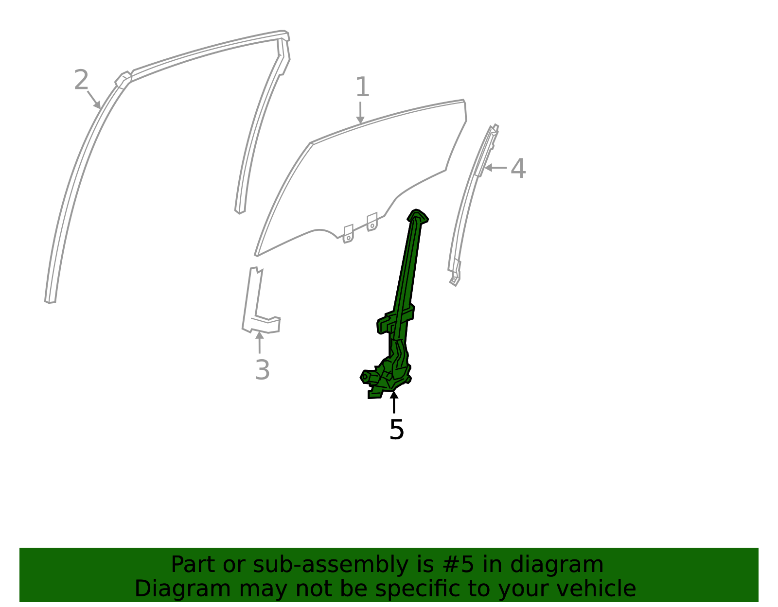 72750-TBA-A01 - Window Regulator 2016-2022 Honda | Honda Parts Online