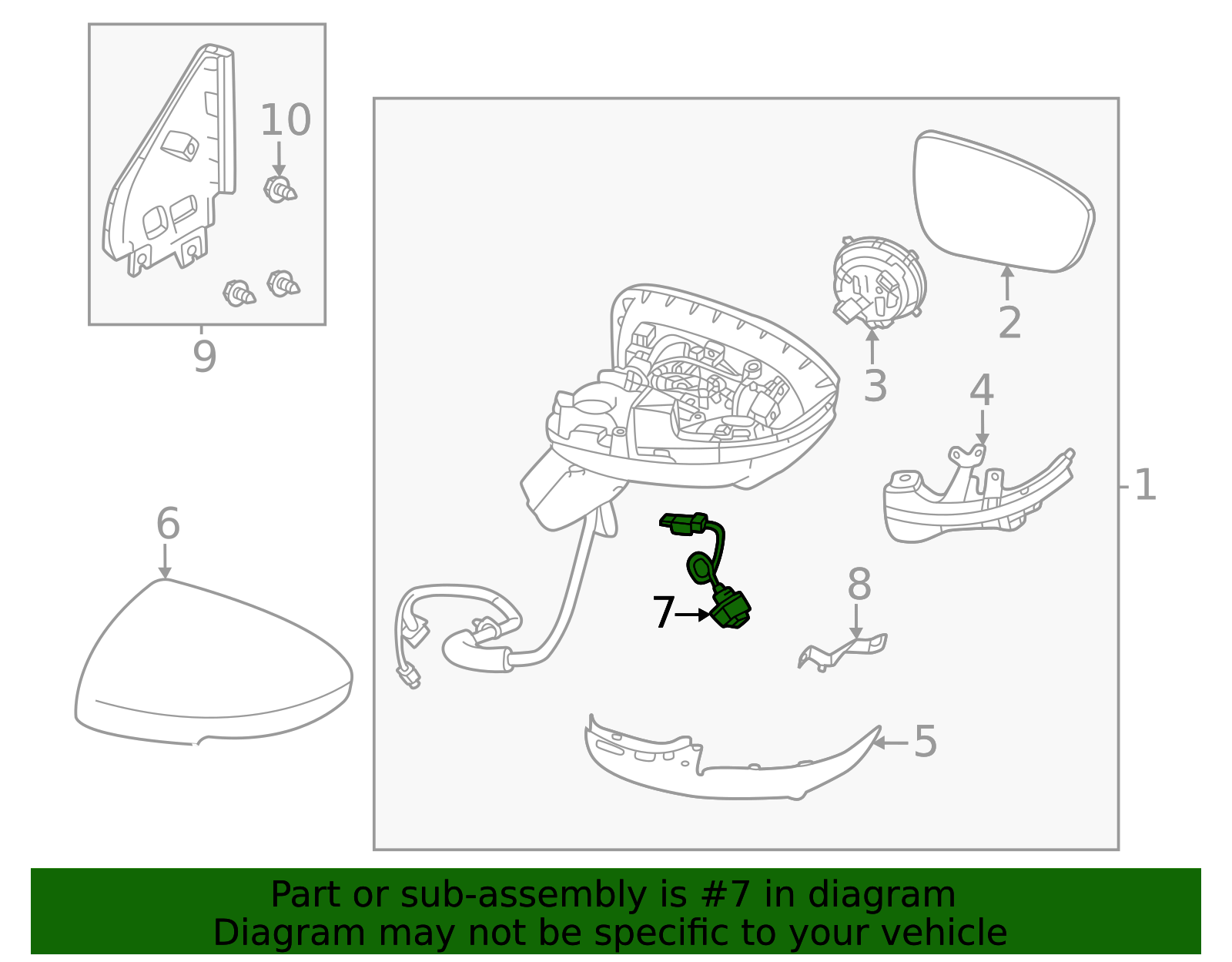 28419-6RA0B - Side Camera 2021-2025 Nissan | Nissan Parts & Accessories ...