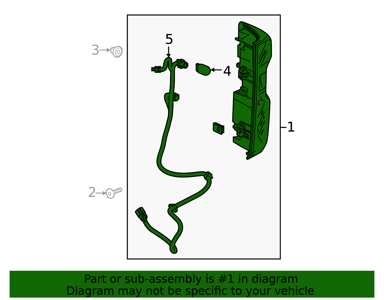 2024 Chevrolet Silverado 3500 HD F Lamp 85091138 | Shop Matick Buick GMC