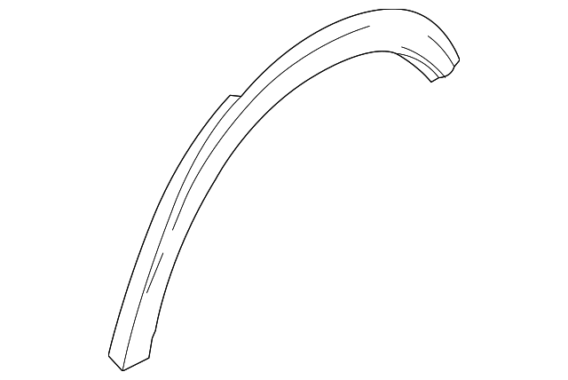 2018-2024 Nissan Kicks Wheel Opening Molding 93828-5RB0A | My Nissan Part