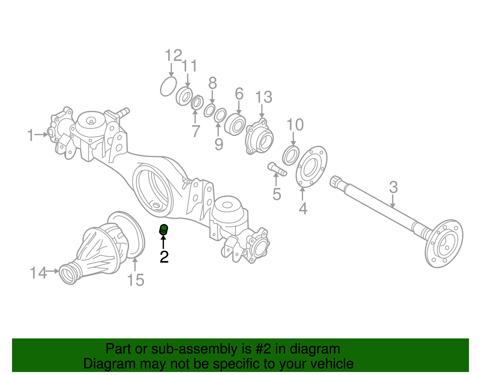 1996-2004 Nissan Pathfinder Axle Assembly Drain Plug 32103-U840A ...