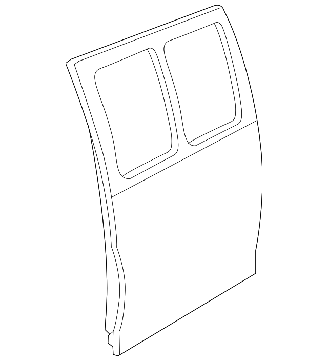 1996-2025 GM Passenger Side Rear Door with Hinges 89025523 GM ...