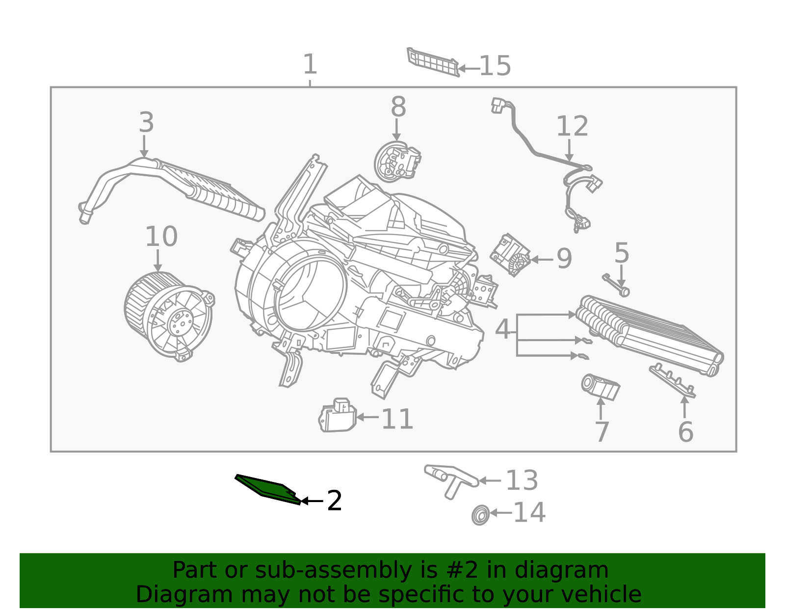 2020-2025 Toyota AC & Heater Assembly Packing 87417-0E010 | Toyota ...