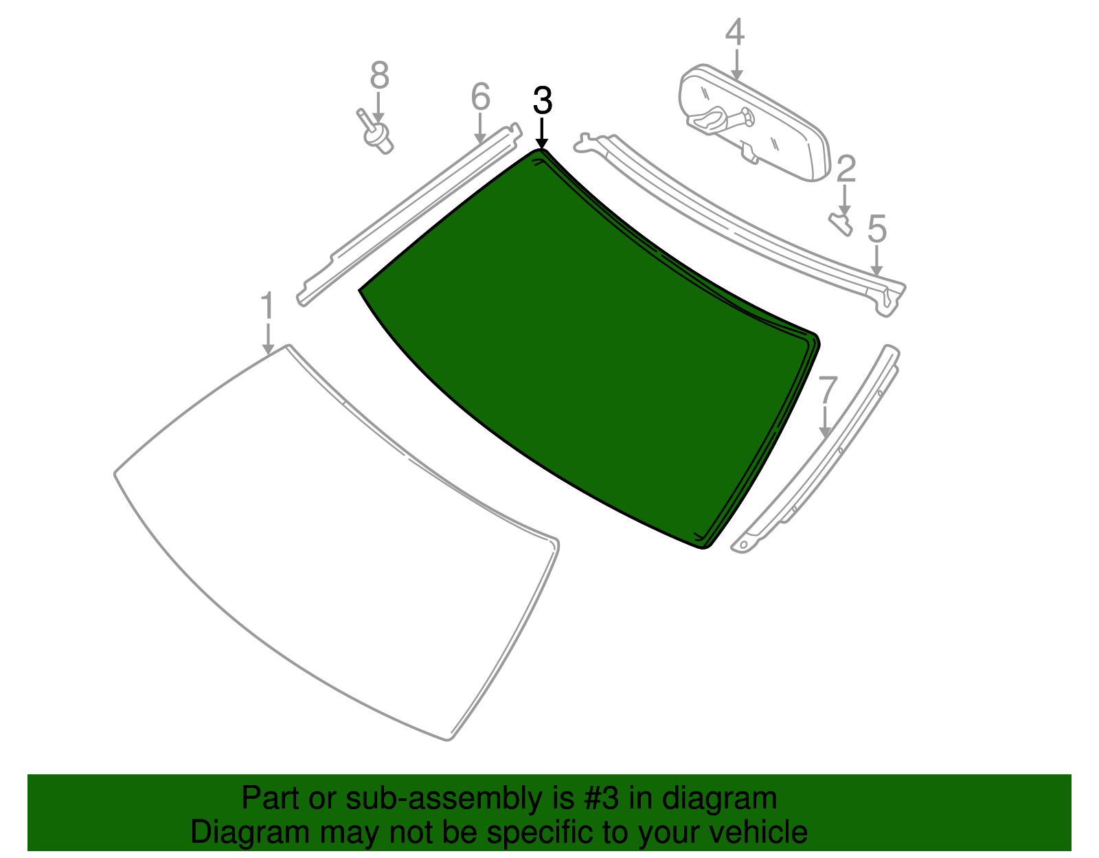 04562-12010 - Windshield Seal Kit 1988-2022 Toyota | Longo Toyota Parts