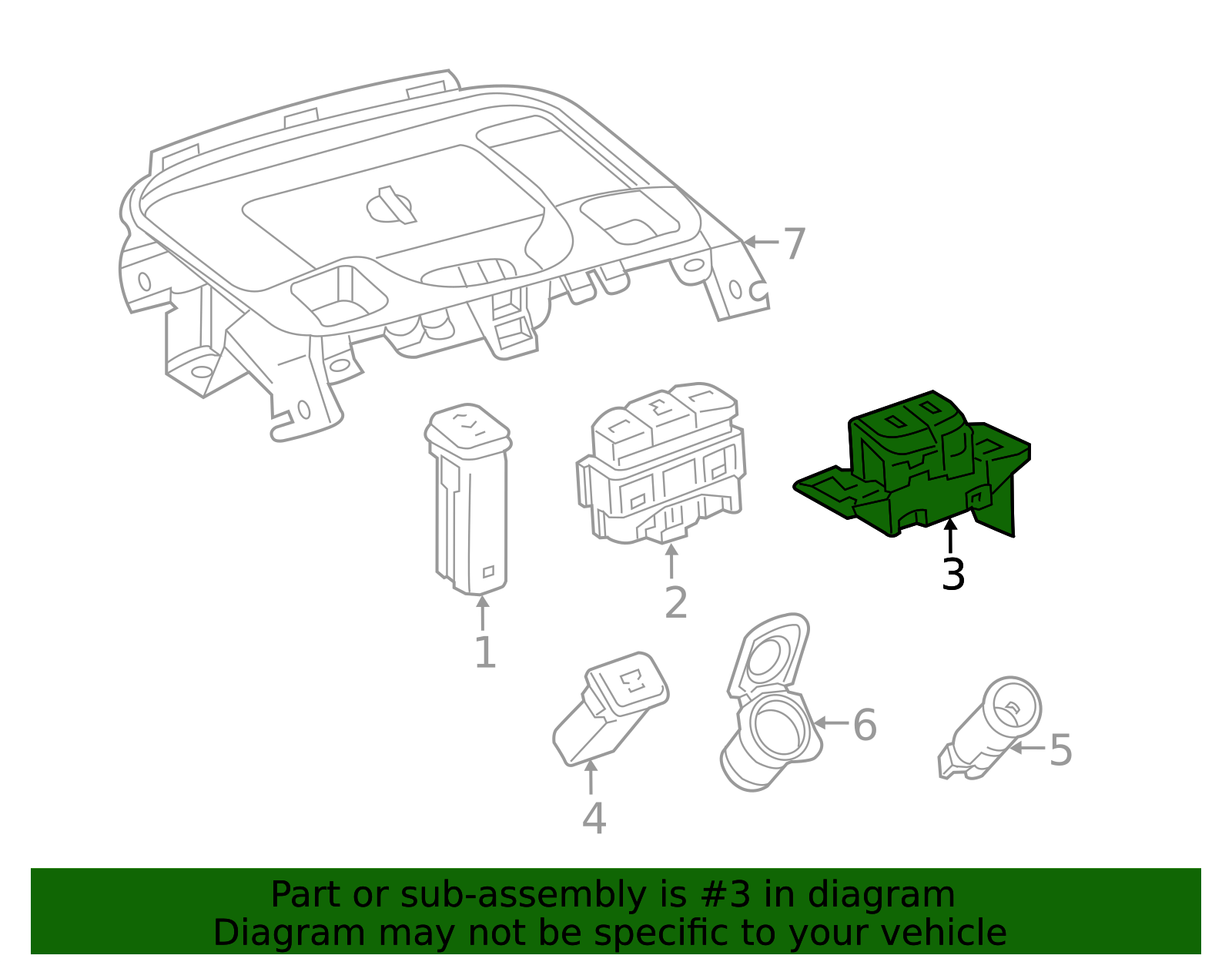84390-02100 - Switch 2023-2025 Toyota Corolla | Toyota San Diego Parts