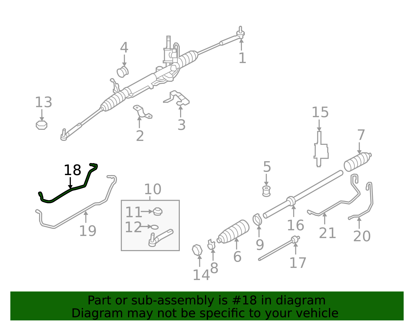 2008-2021 Subaru Pressure Pipe 34114FG041 | Subaru Parts Store