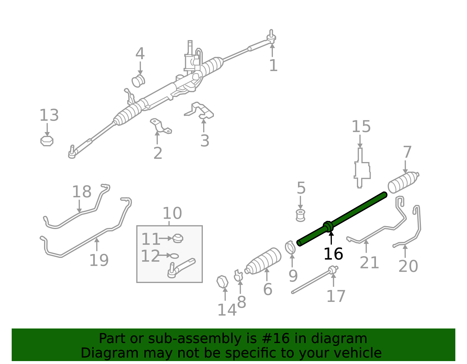 34116VA000 - 2015-2021 Subaru WRX STI - Rack | Subaru Parts HQ