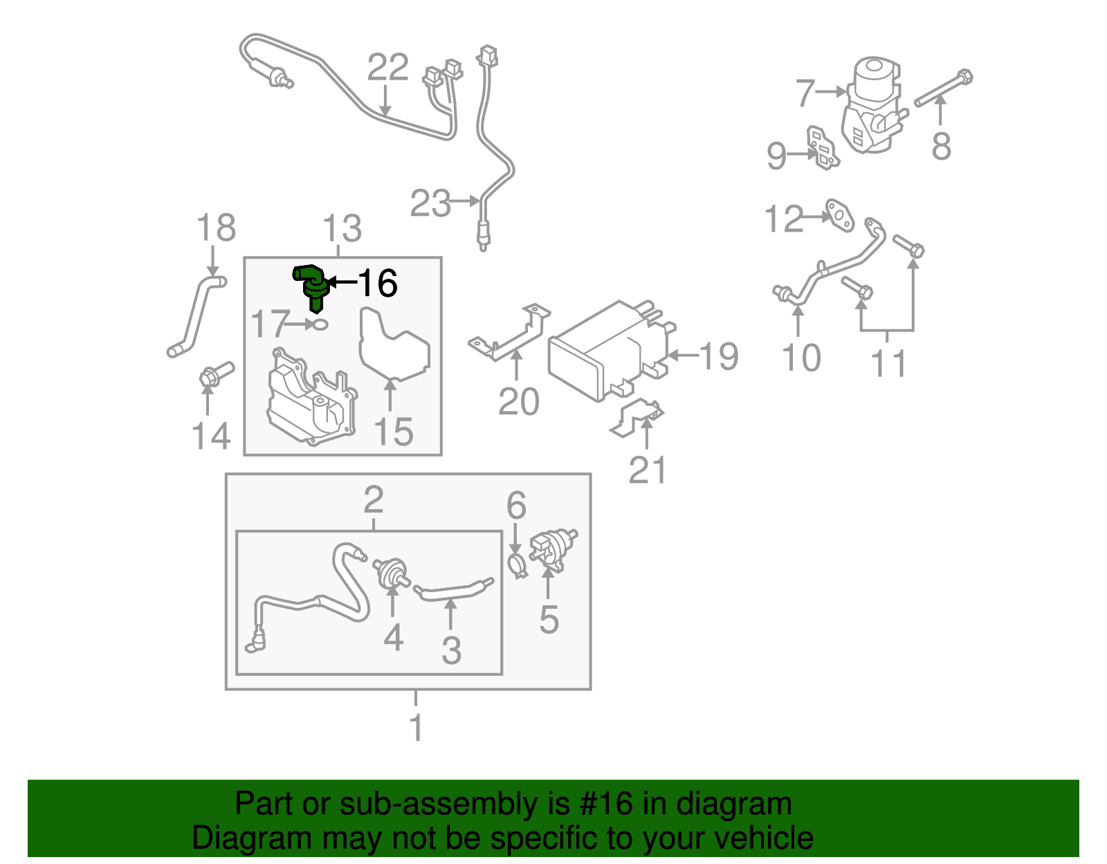 2006-2013 Mazda PCV Valve L3K9-13-890 | OEM Parts Online