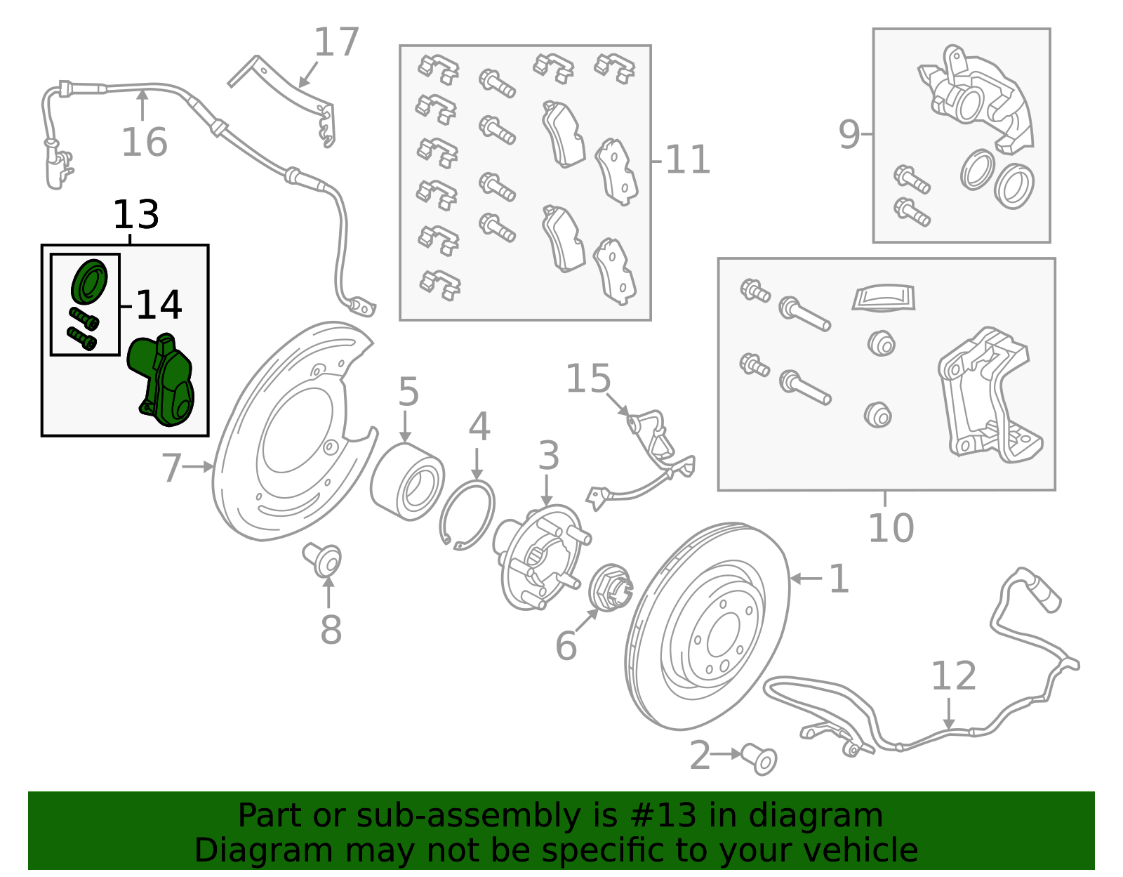 LR102237 - Parking Brake Actuator - 2017-2020 Land-Rover | Land Rover ...