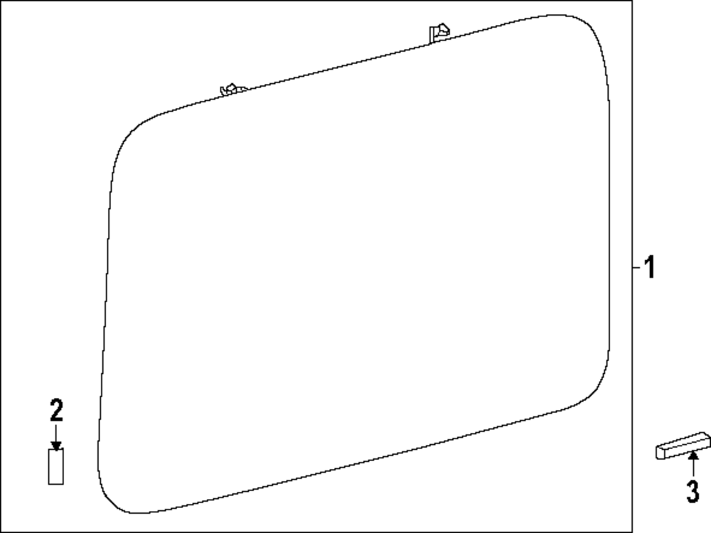 Genuine OEM Quarter Glass | 463-730-66-02 | Fits Select 2025 Mercedes ...