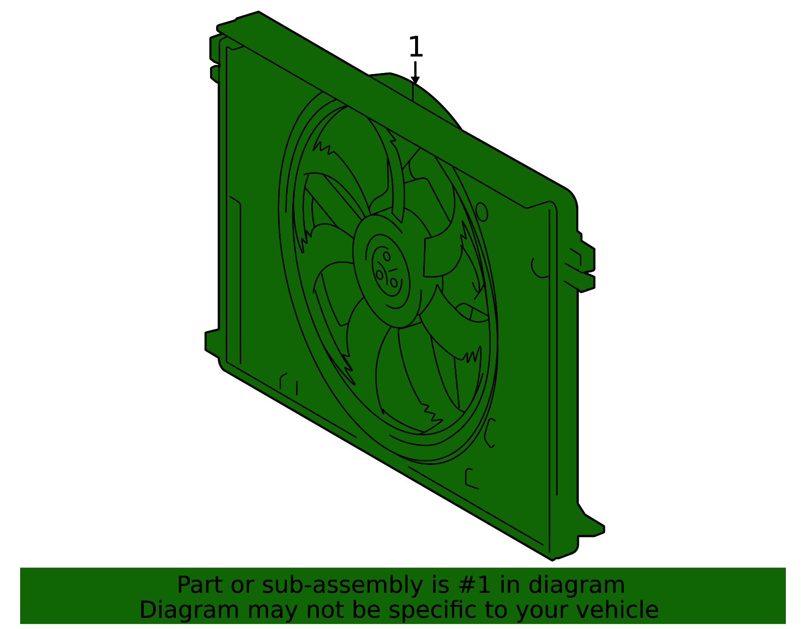 16360-F0060 - Fan Module 2019-2025 Toyota | Norm Reeves Toyota Dallas Parts