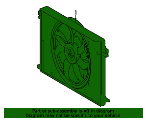 16360-F0060 - Fan Module 2019-2025 Toyota | Norm Reeves Toyota Dallas Parts