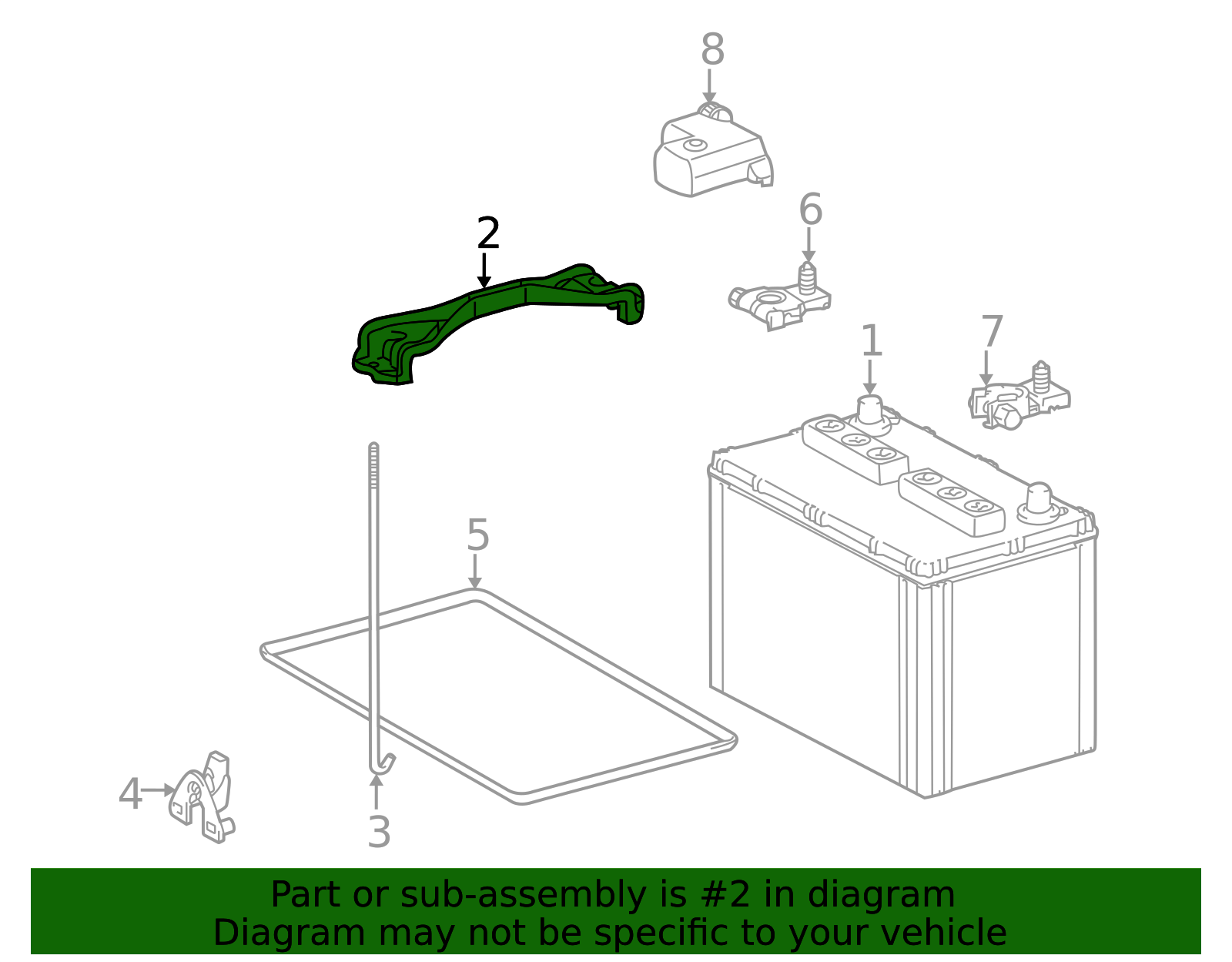 Genuine Official Toyota Clamp part# 74481-26020 for 2003-2024 Toyota ...