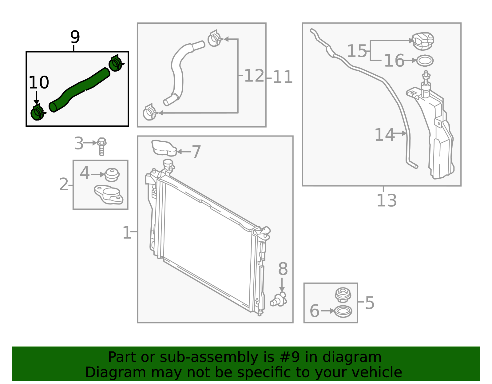 2017-2022 Genesis Upper Hose 25414-D2000 | MotorMotor